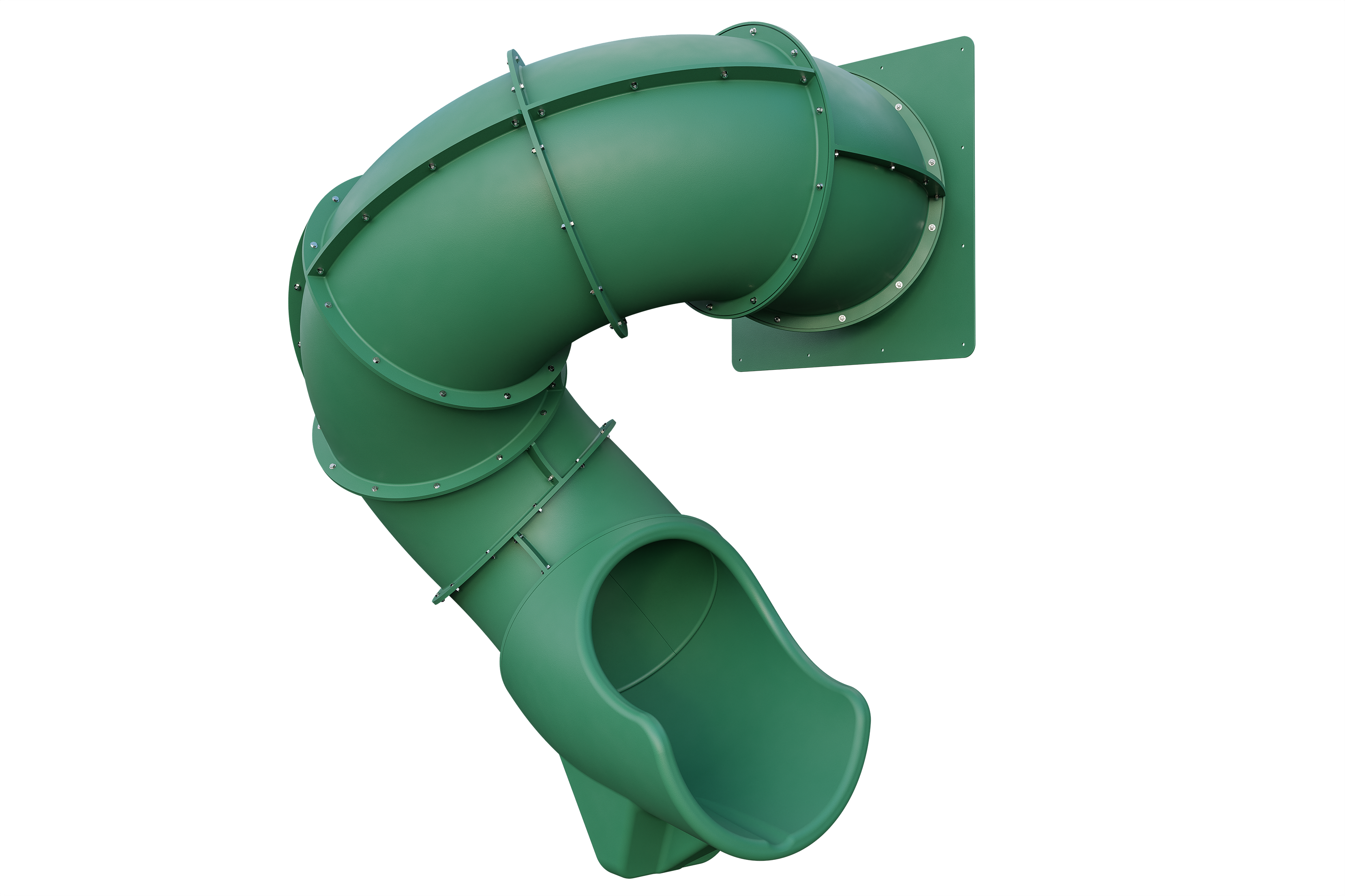 Turbo Twister Slide | TUSK Strong℠ Playset Slide - Green / 5' - Tusk ...